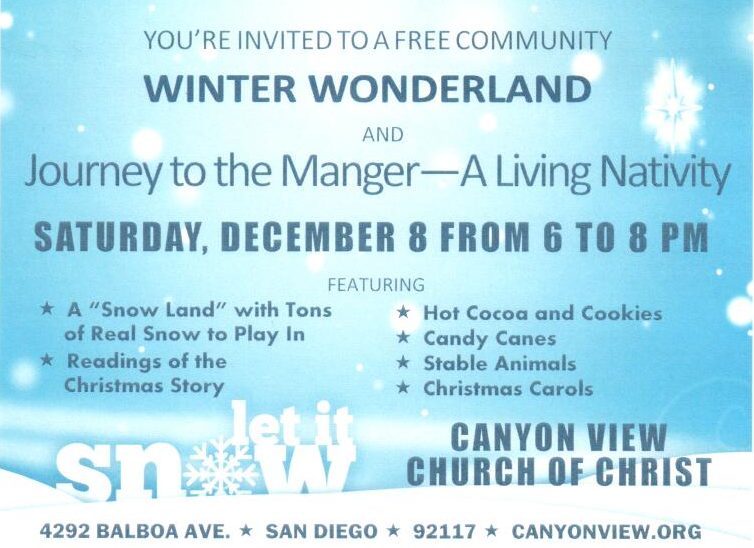 Winter Wonderland 2018 - Canyon View Church of Christ